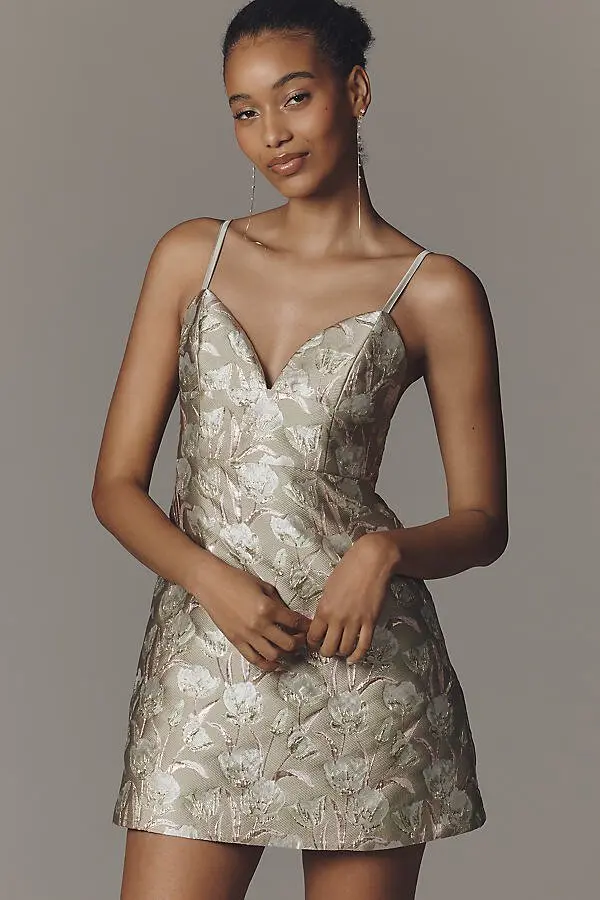 Endless Rose Jacquard Mini Dress