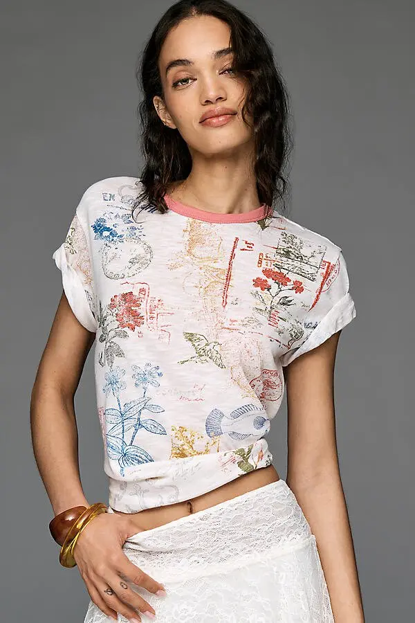 PILCRO Short-sleeve Graphic Tee