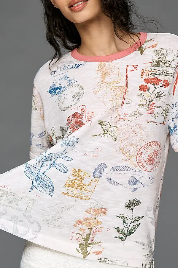 PILCRO Short-sleeve Graphic Tee