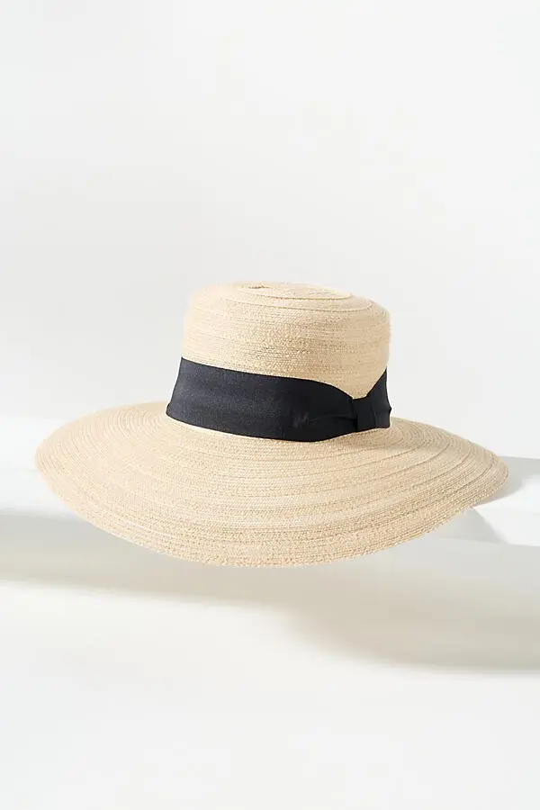 San Diego Hat Mable Ribbon Bucket Hat - Natural