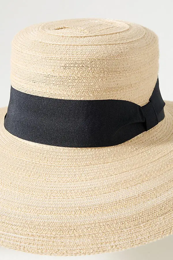 San Diego Hat Mable Ribbon Bucket Hat - Natural