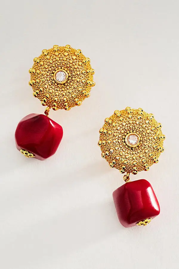 Maison Irem Solea Earrings - Red