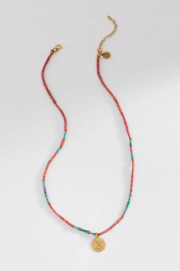 Maison Irem Foamie Necklace - Red