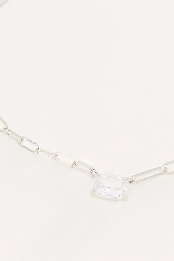 Anthropologie Suspended Crystal Lk Necklace