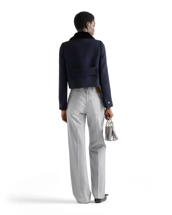 Prada Single-breasted Natté Fabric Jacket