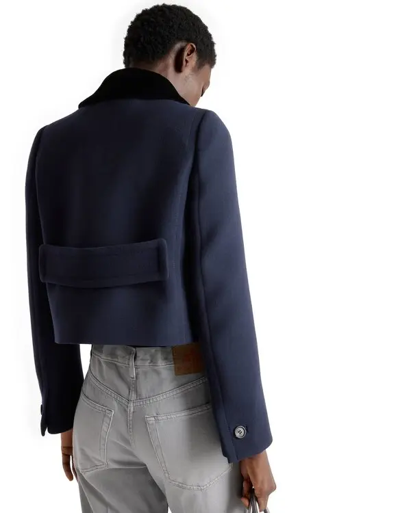 Prada Single-breasted Natté Fabric Jacket