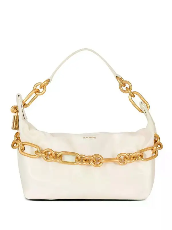 Balmain Medium Shoulder Bag - Neutrals