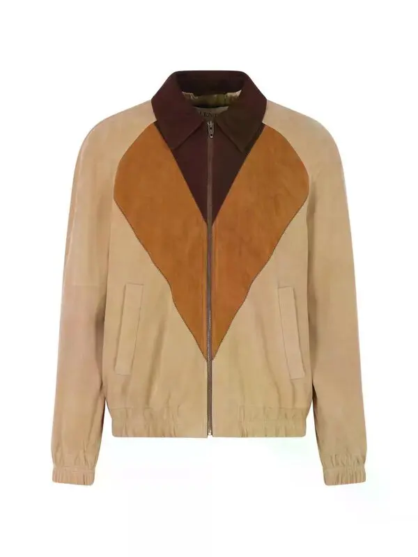 Valentino Garavani Colour-block Suede Jacket