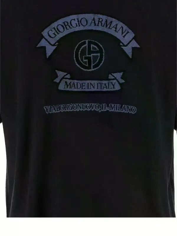 Giorgio Armani Logo-print Round-neck T-shirt