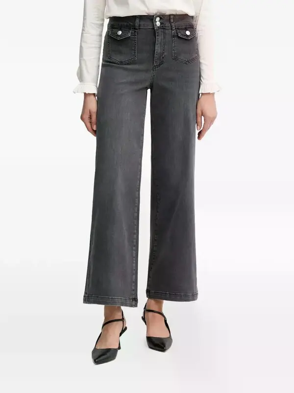 MOS MOSH Colette Pocket Wide Leg Jeans