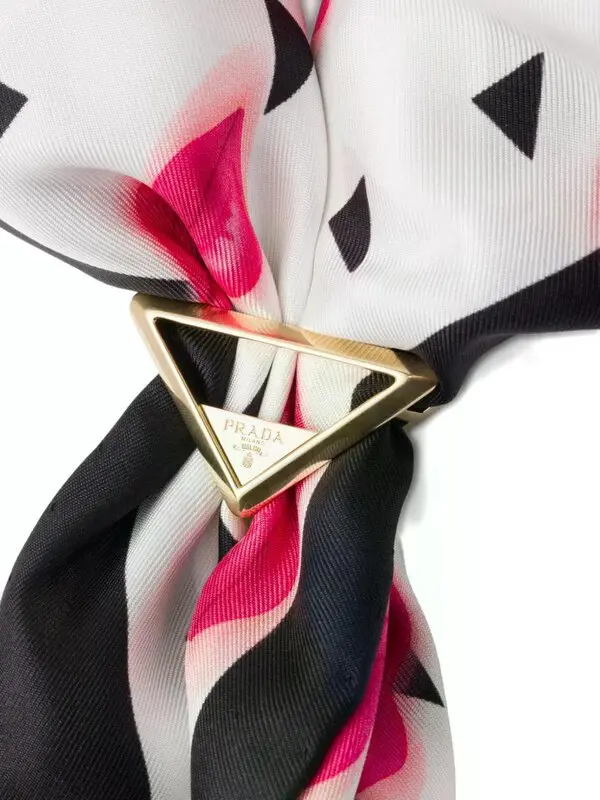 Prada Metal Scarf Ring