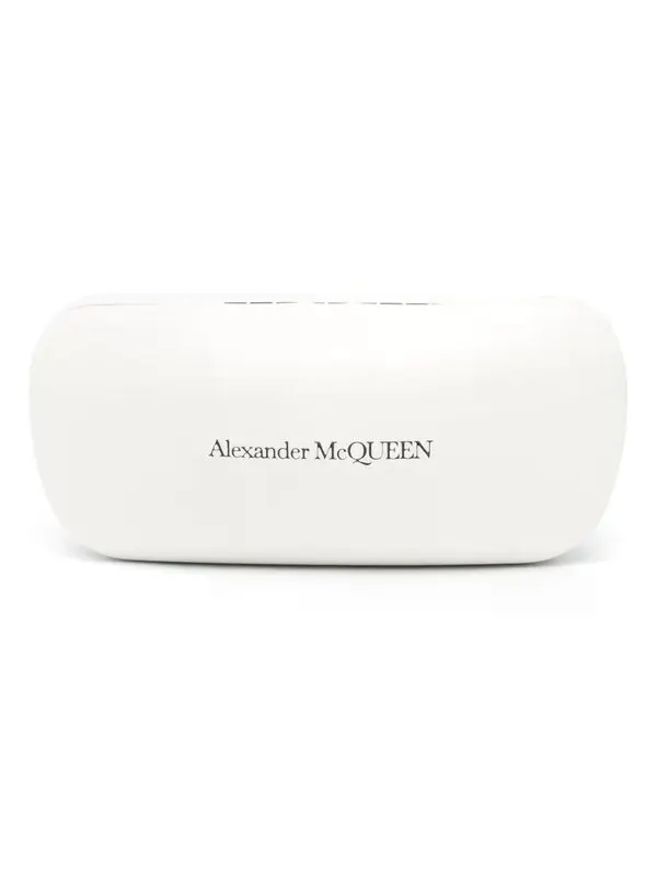 Alexander McQueen Spike Studs Rectangular-frame Sunglasses