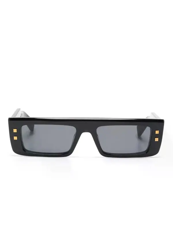 Balmain Square Frame Sunglasses - Black