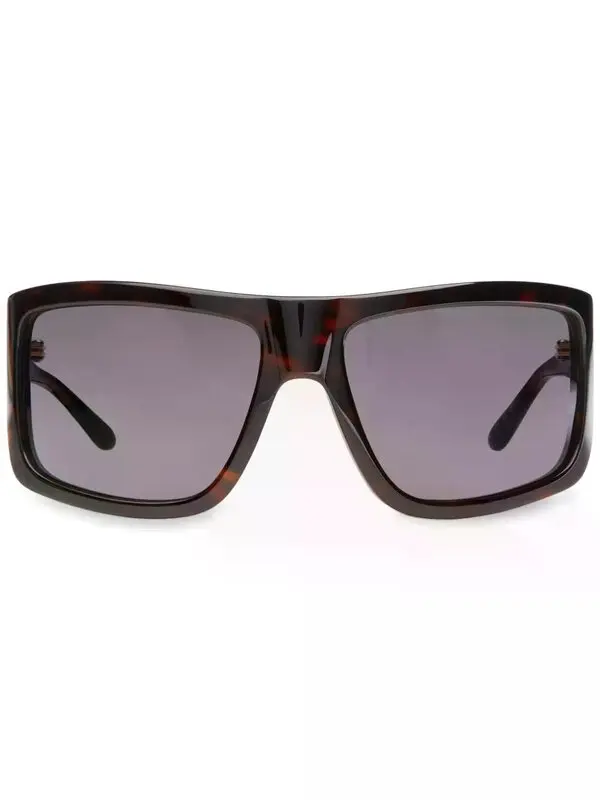 COURREGES Shock 2 Sunglasses - Brown