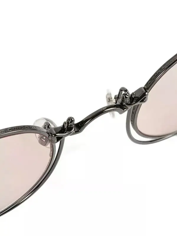 Matsuda 10601h Round-frame Sunglasses - Silver