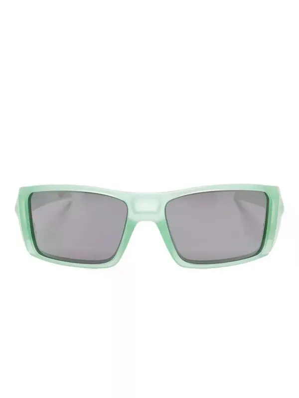 Oakley Heliostat Rectangle Sunglasses - Green