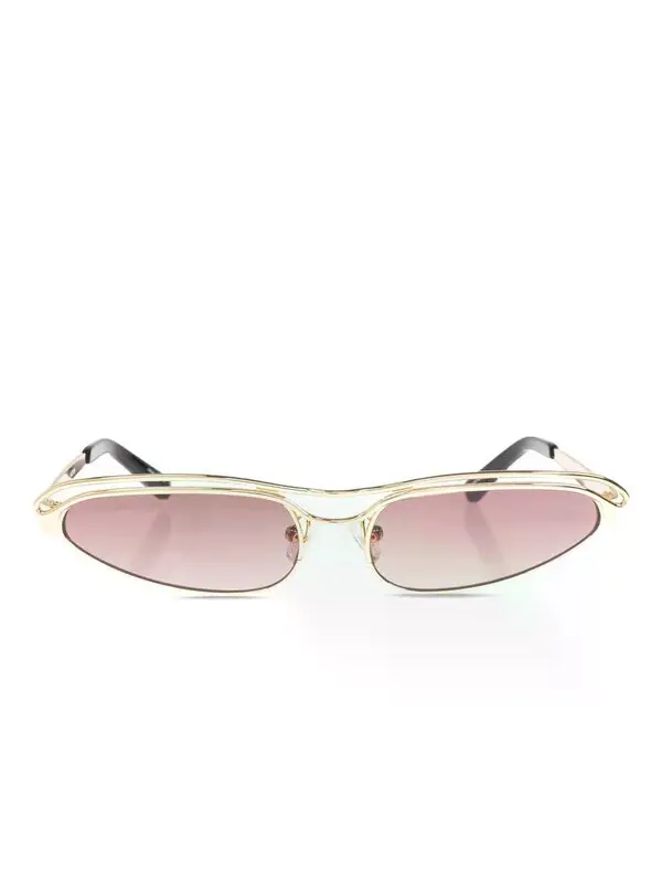 Attico Cat-eye Sunglasses - Gold