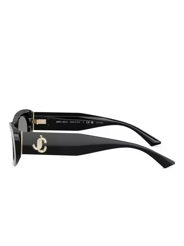 JIMMY CHOO Oval-frame Sunglasses