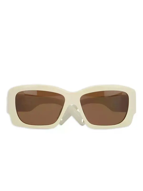 Jacquemus Croisiere Rectangle Sunglasses - Neutrals