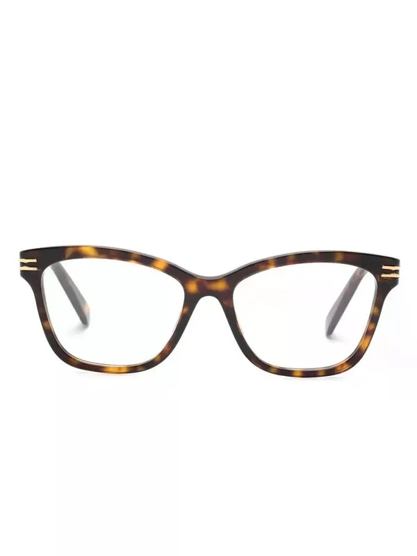 BVLGARI Tortoiseshell Cat-eye Glasses - Brown