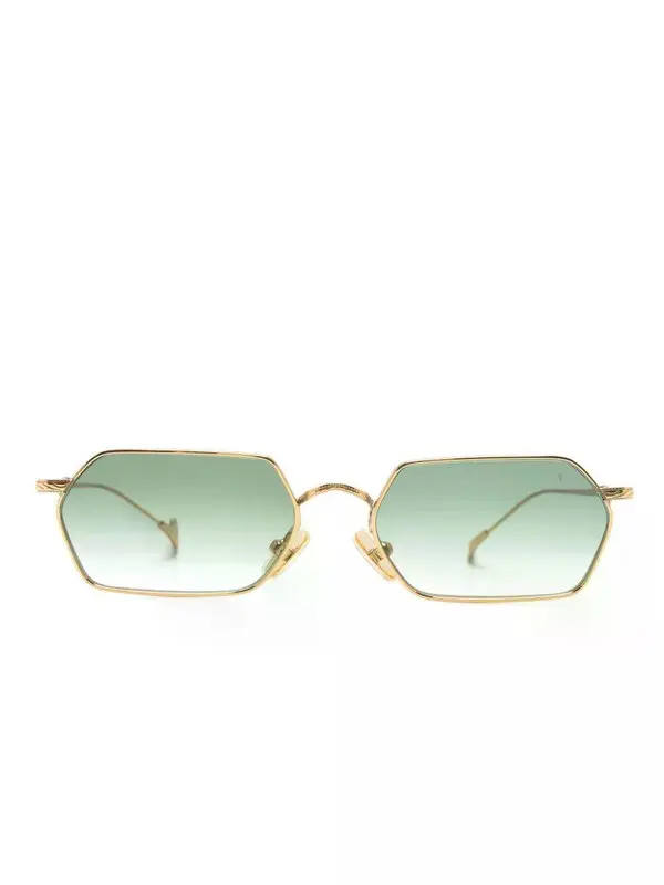 EYEPETIZER Geometric Sunglasses - Gold