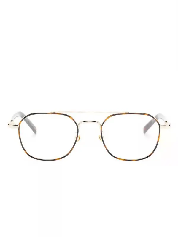 Montblanc Pilot-frame Eyeglasses - Gold