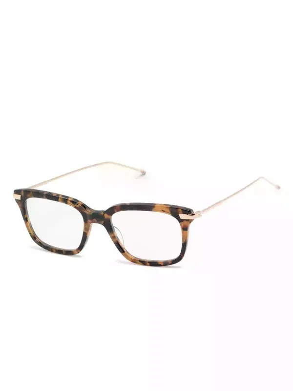 Thom Browne Tortoiseshell Square-frame Glasses