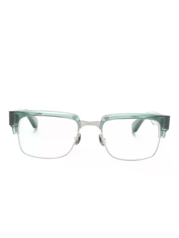 Matsuda Rectangle-frame Glasses - Green