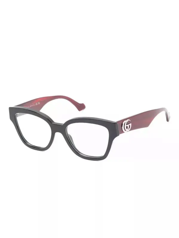Gucci Logo Cat-eye Glasses