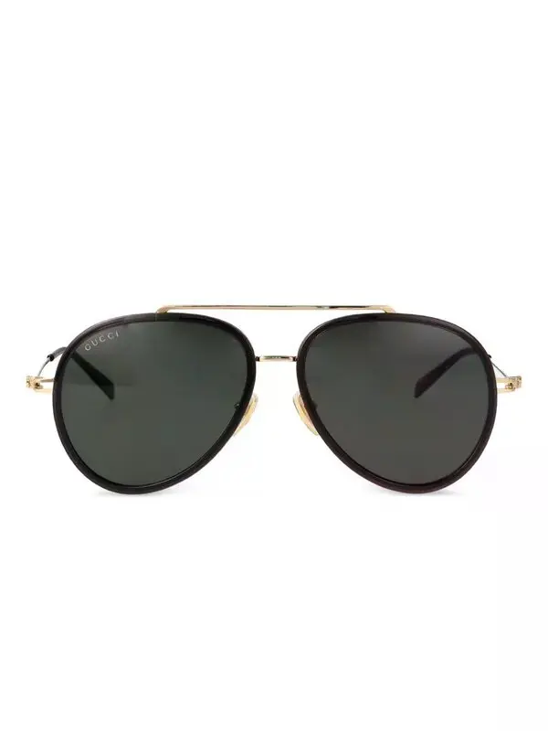 Gucci Gg1981s Pilot-frame Sunglasses - Black