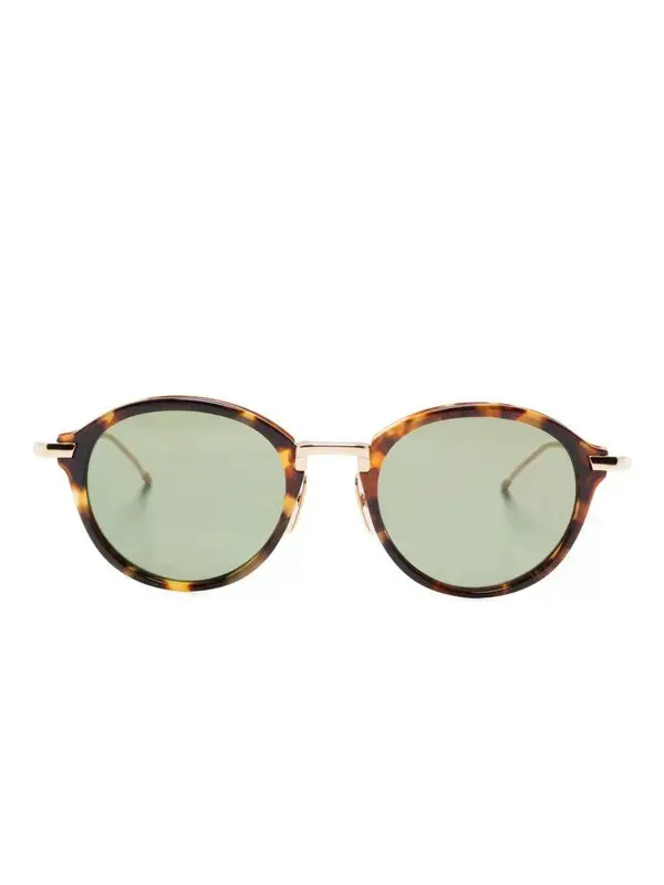 Thom Browne Round-frame Sunglasses - Brown