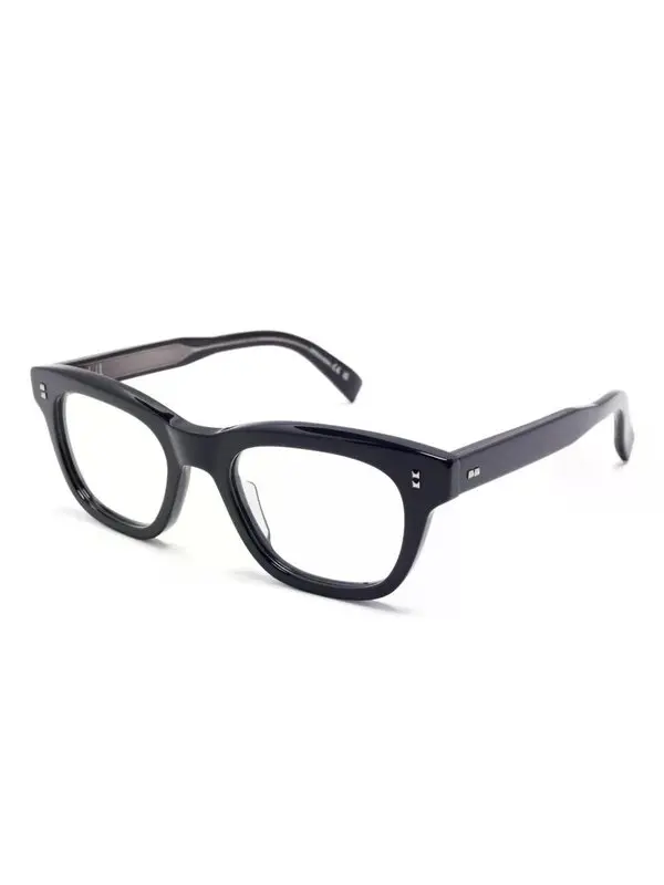 Dunhill Square-frame Glasses - Blue