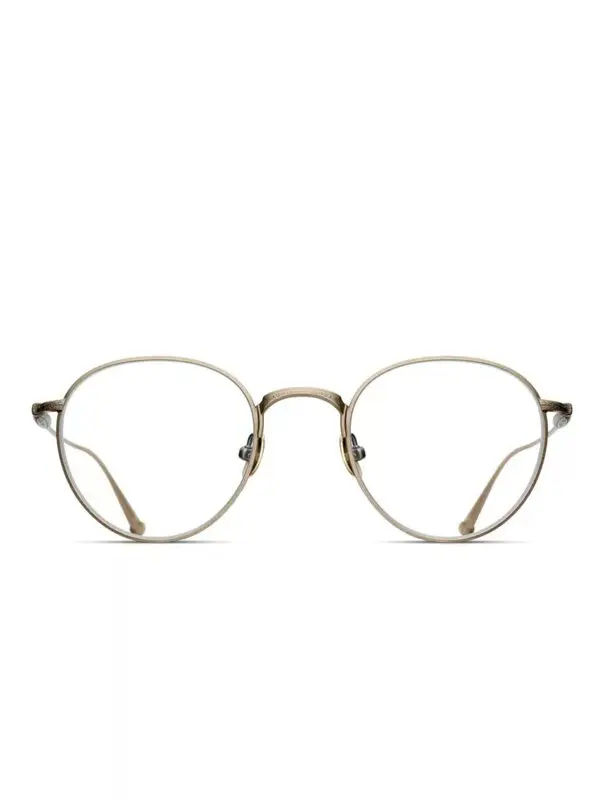 Matsuda Round-frame Glasses - Gold