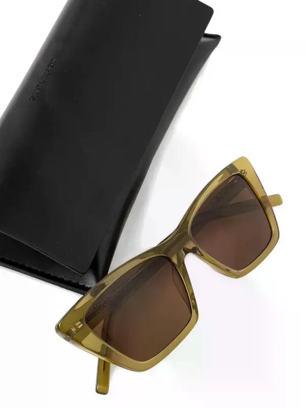 Saint Laurent Cat-eye Sunglasses - Green