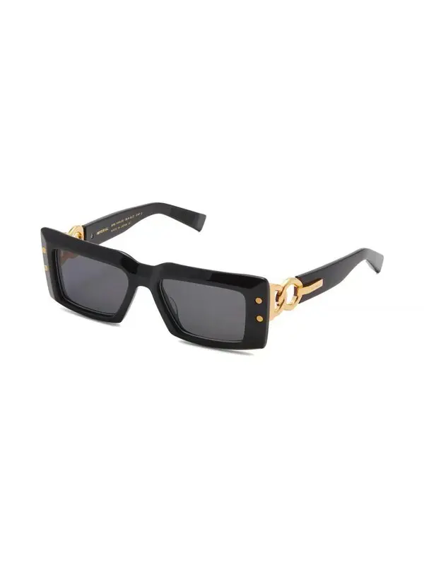 Balmain Imperial Square-frame Sunglasses - Black