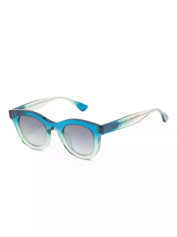 Thierry Lasry Consistency Round-frame Sunglasses - Blue