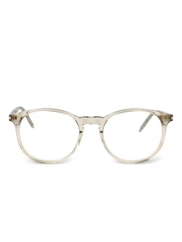 Saint Laurent Round-frame Eyeglasses - Neutrals