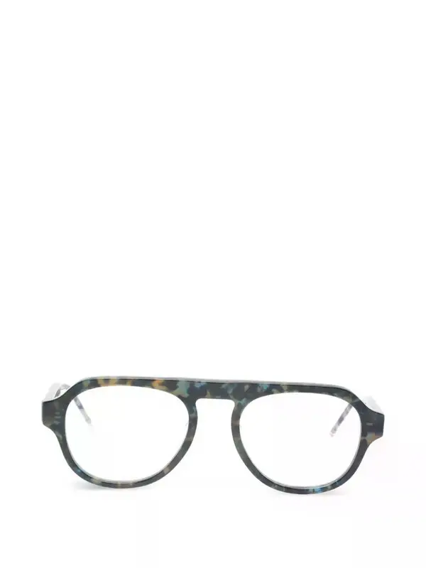 Thom Browne Pilot Frame Glasses - Blue