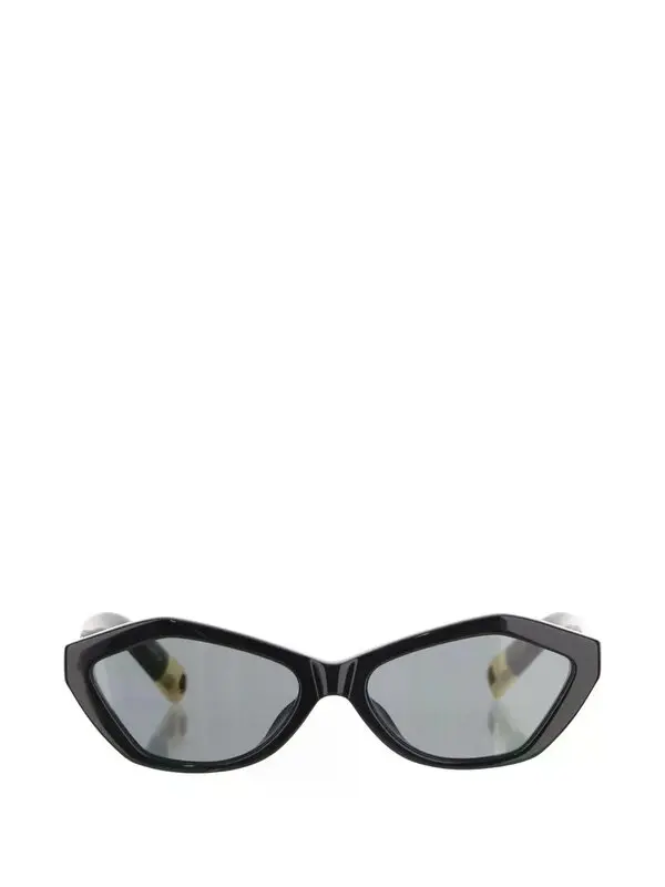 Jacquemus Angled-frame Sunglasses - Black