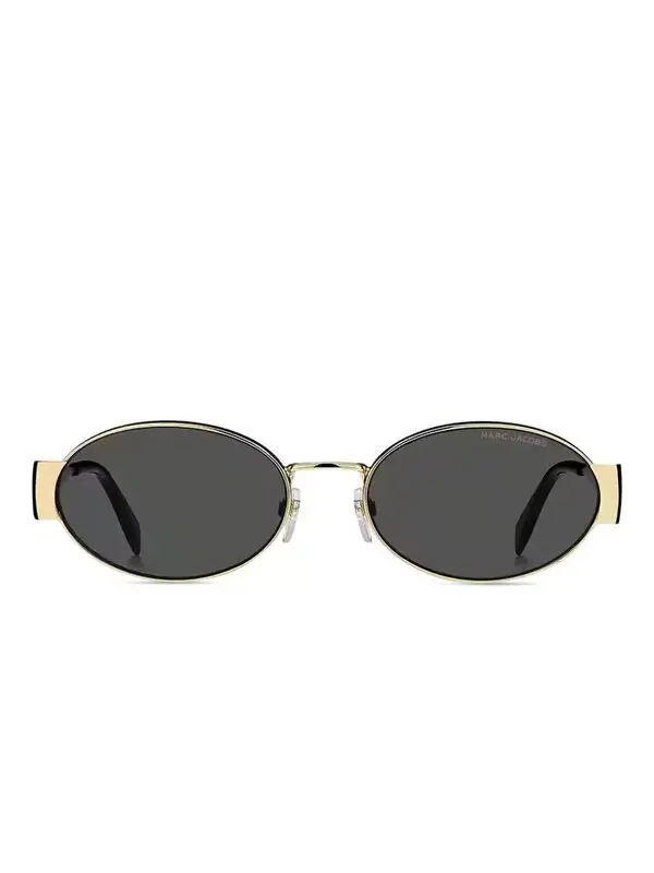 Marc Jacobs Oval-frame Sunglasses - Gold