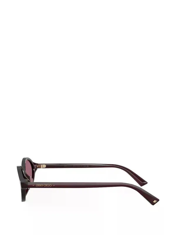 JIMMY CHOO Oval-frame Sunglasses