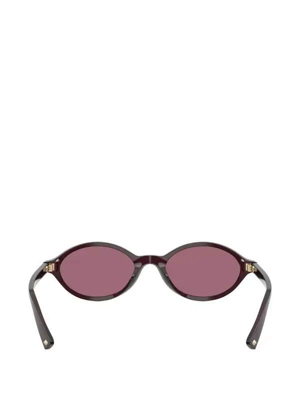 JIMMY CHOO Oval-frame Sunglasses