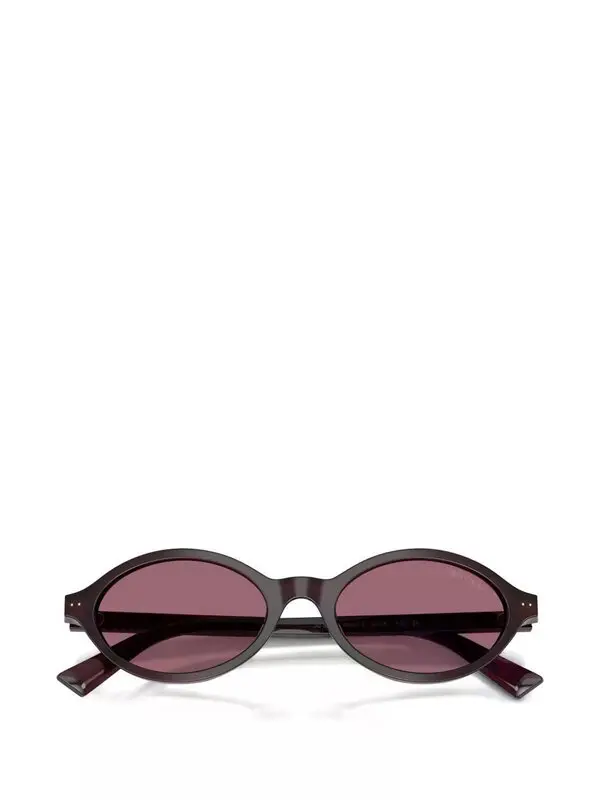 JIMMY CHOO Oval-frame Sunglasses