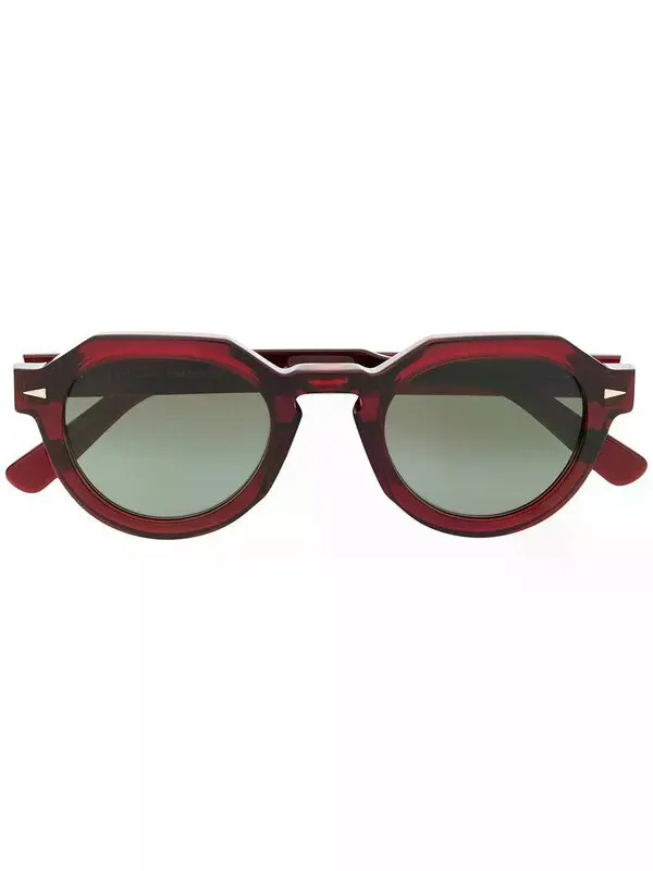 AHLEM Grenelle Square-frame Sunglasses - Red
