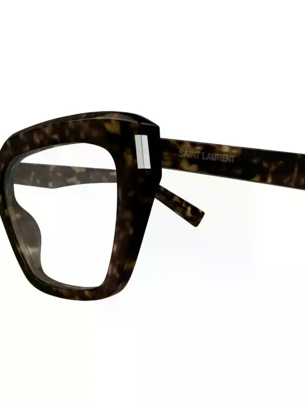 Saint Laurent Geometric Frame Glasses