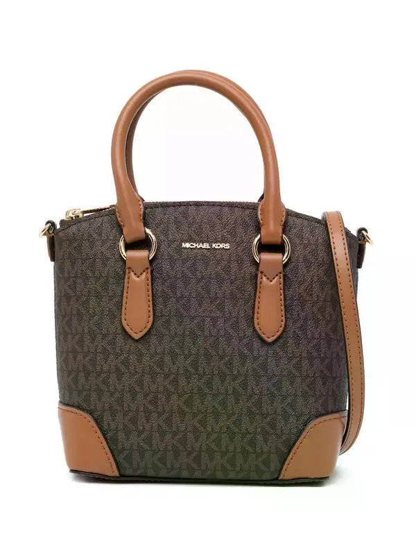 Michael Kors Logo Pattern Tote - Brown