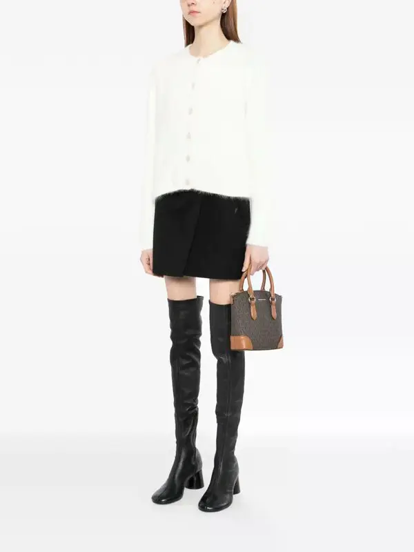 Michael Kors Logo Pattern Tote - Brown