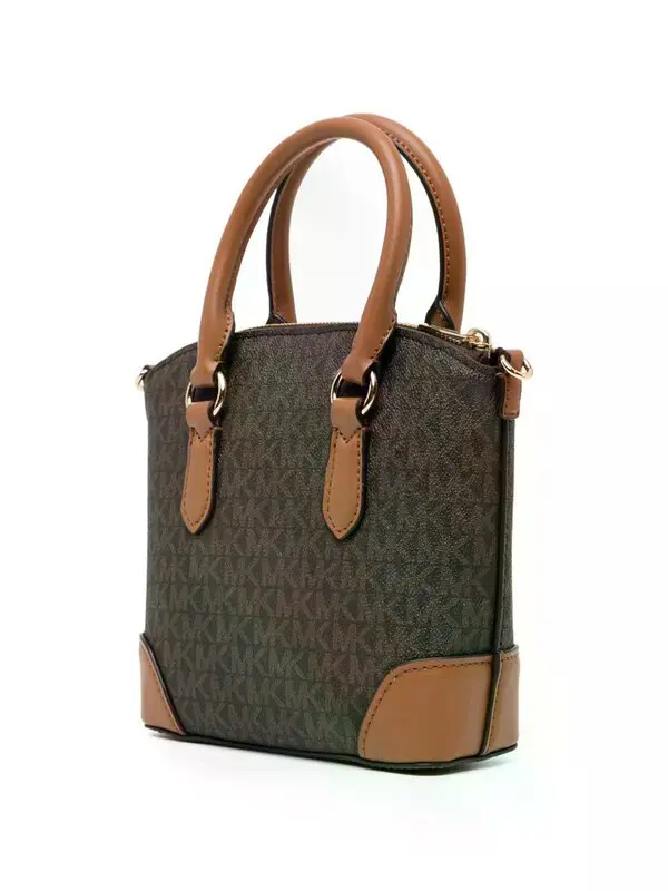 Michael Kors Logo Pattern Tote - Brown