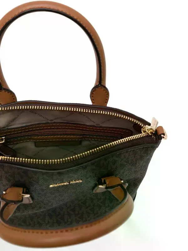 Michael Kors Logo Pattern Tote - Brown