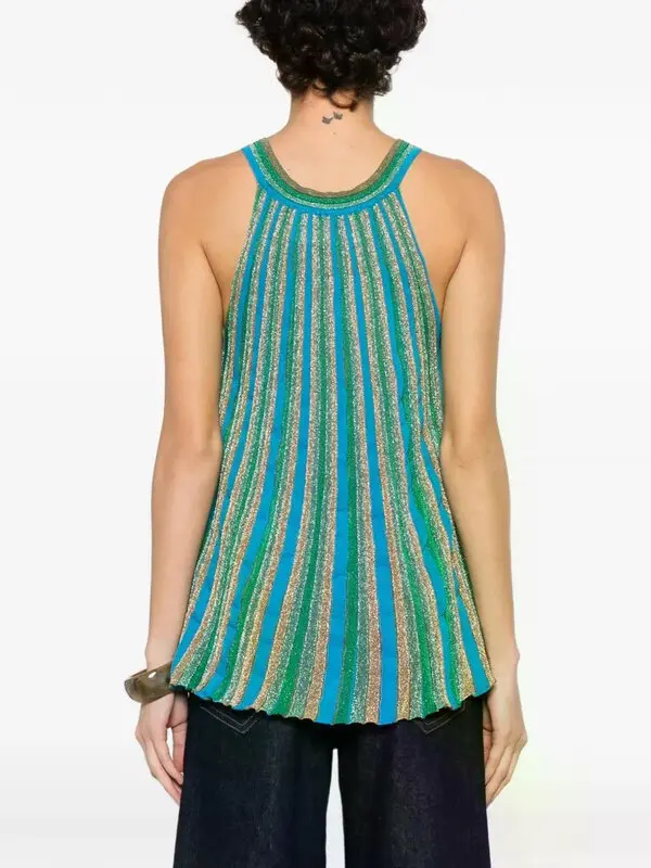 CIRCUS HOTEL Striped Sleeveless Top